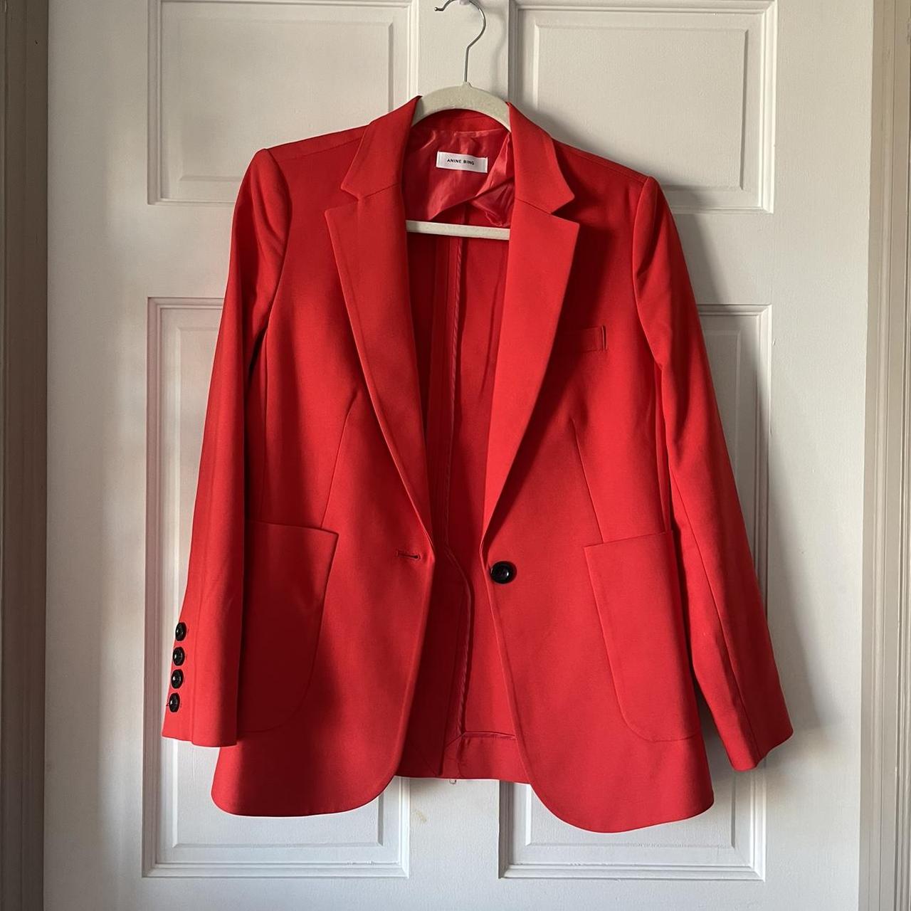 Annie Bing Red Suit Set Only Worn 2 3 Times Great Depop