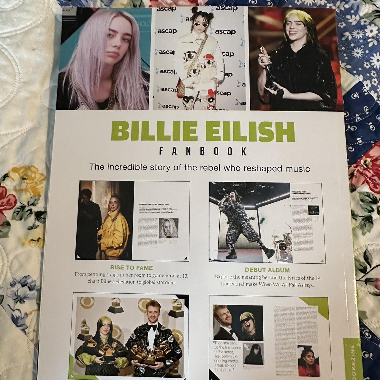 Billie Eilish Fanbook featuring exclusive photos and... - Depop