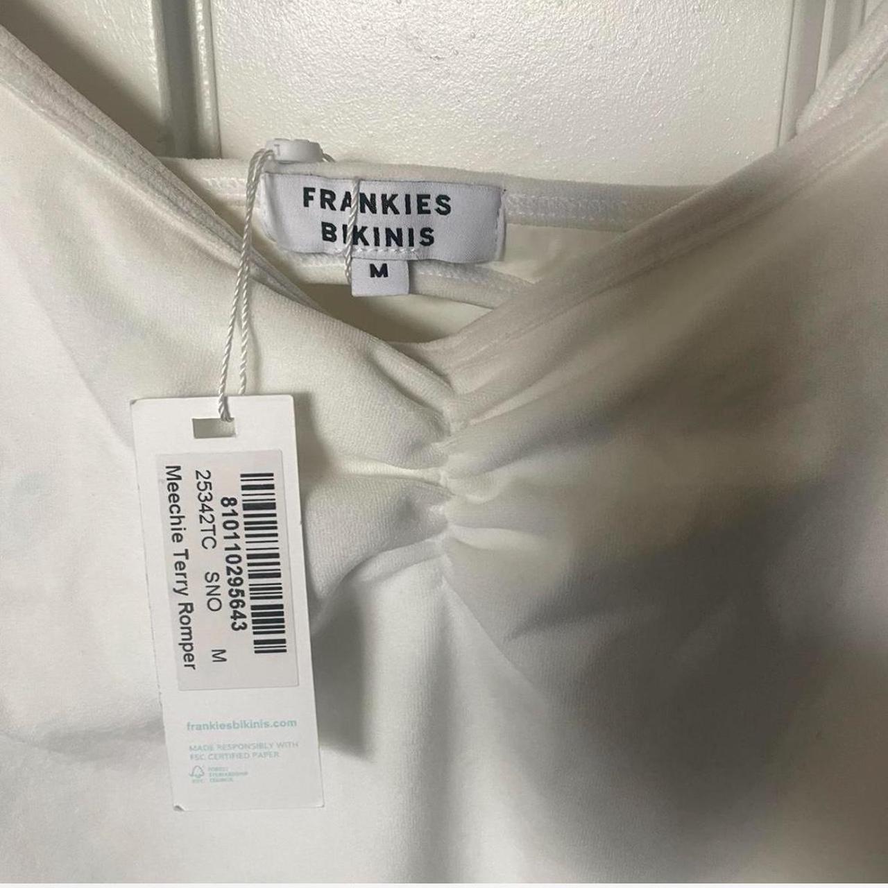 Frankie’s Bikinis Meechie Terry Cutout Romper repop... - Depop