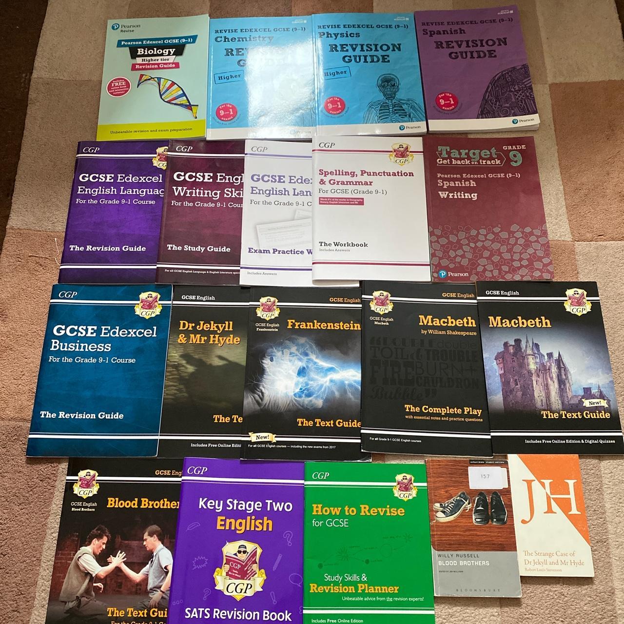 GCSE revision guides SATs revision guides and... - Depop