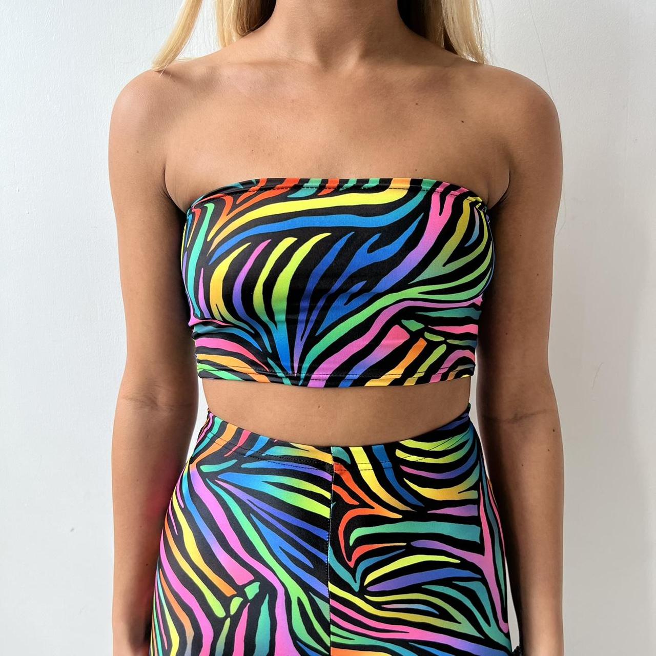 Women's multi Crop-top | Depop