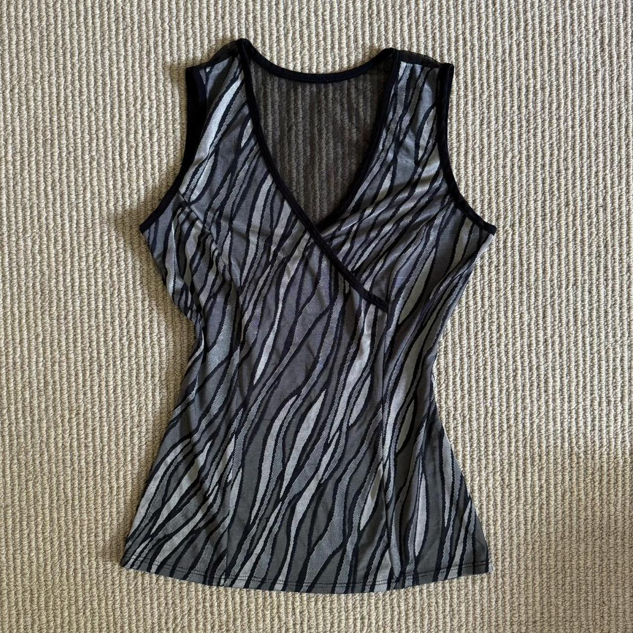 Vintage y2k mesh top Super cute paired with lots of... - Depop