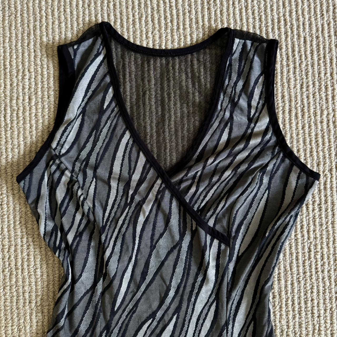 Vintage y2k mesh top Super cute paired with lots of... - Depop