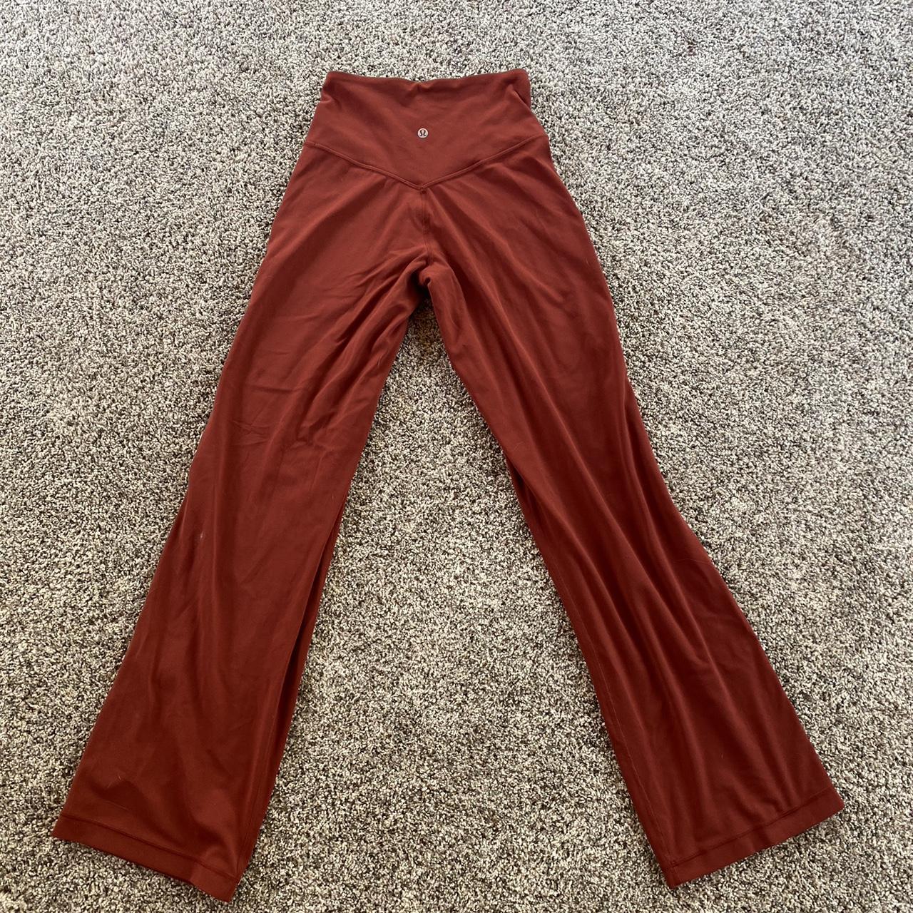 Size 2 Lululemon wide leg align pants 30” Worn 3... - Depop