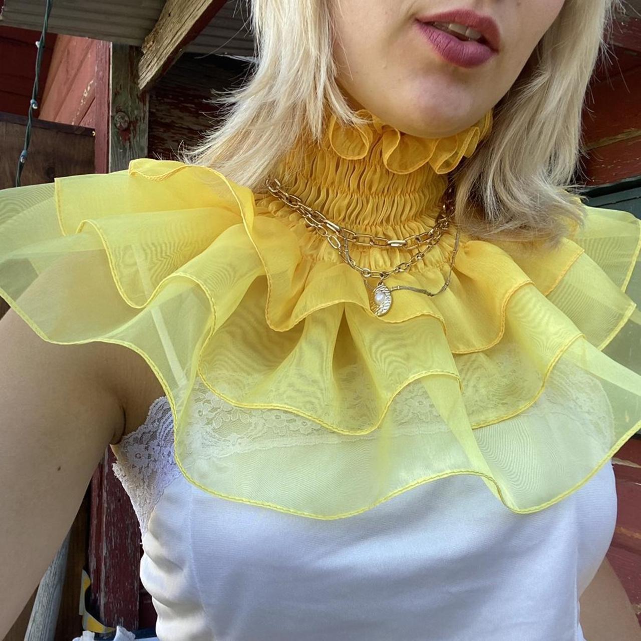 🌼 The High-Rise Clown Collar in Marigold 🌼 Custom... - Depop