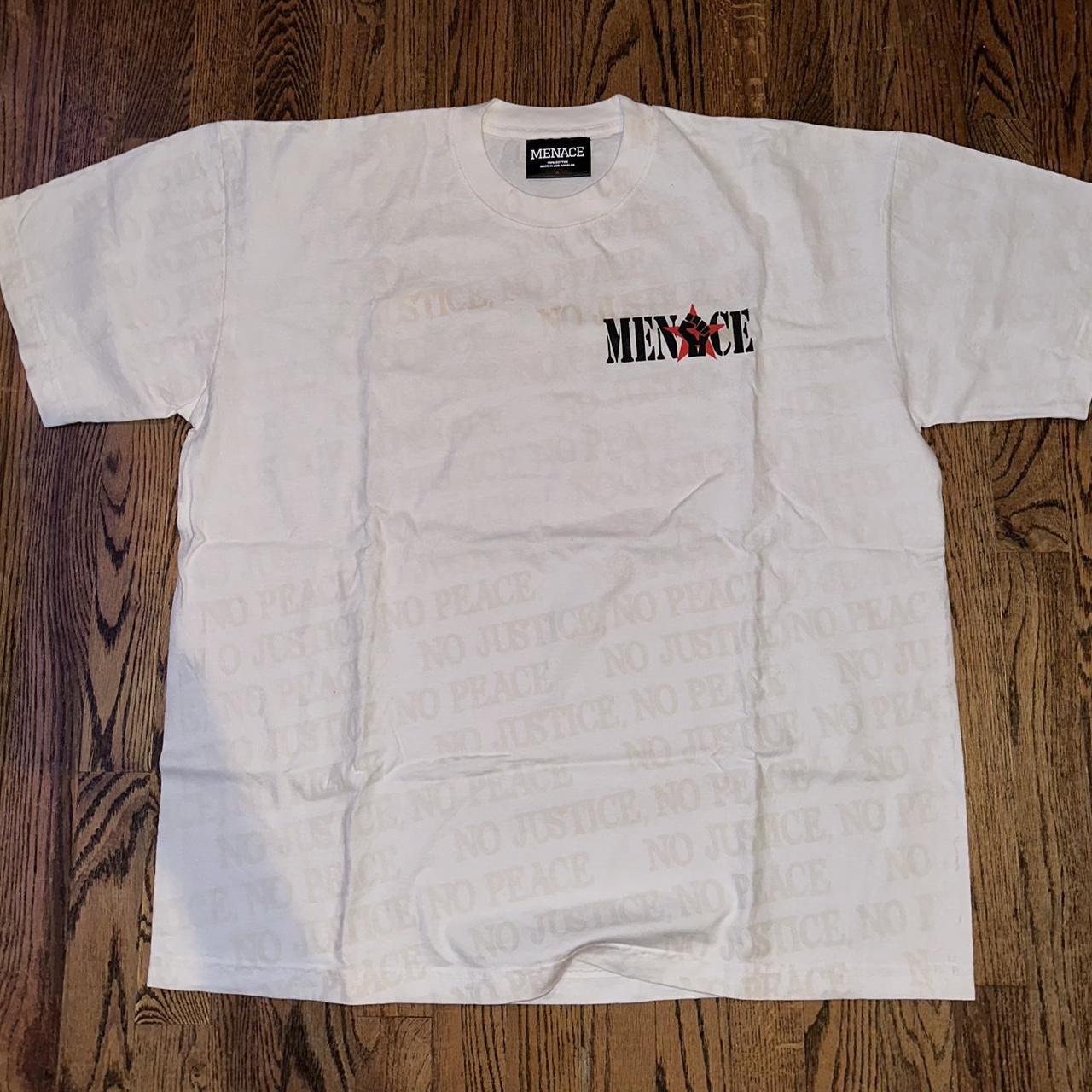 MENACE LA UV ACTIVATED SHIRT - Depop