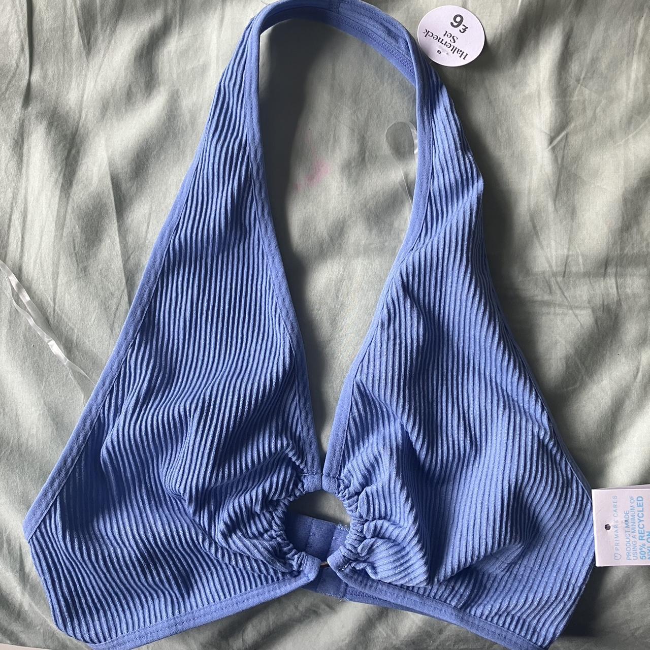 Blue crop top New with tags £6 Primark Size... - Depop