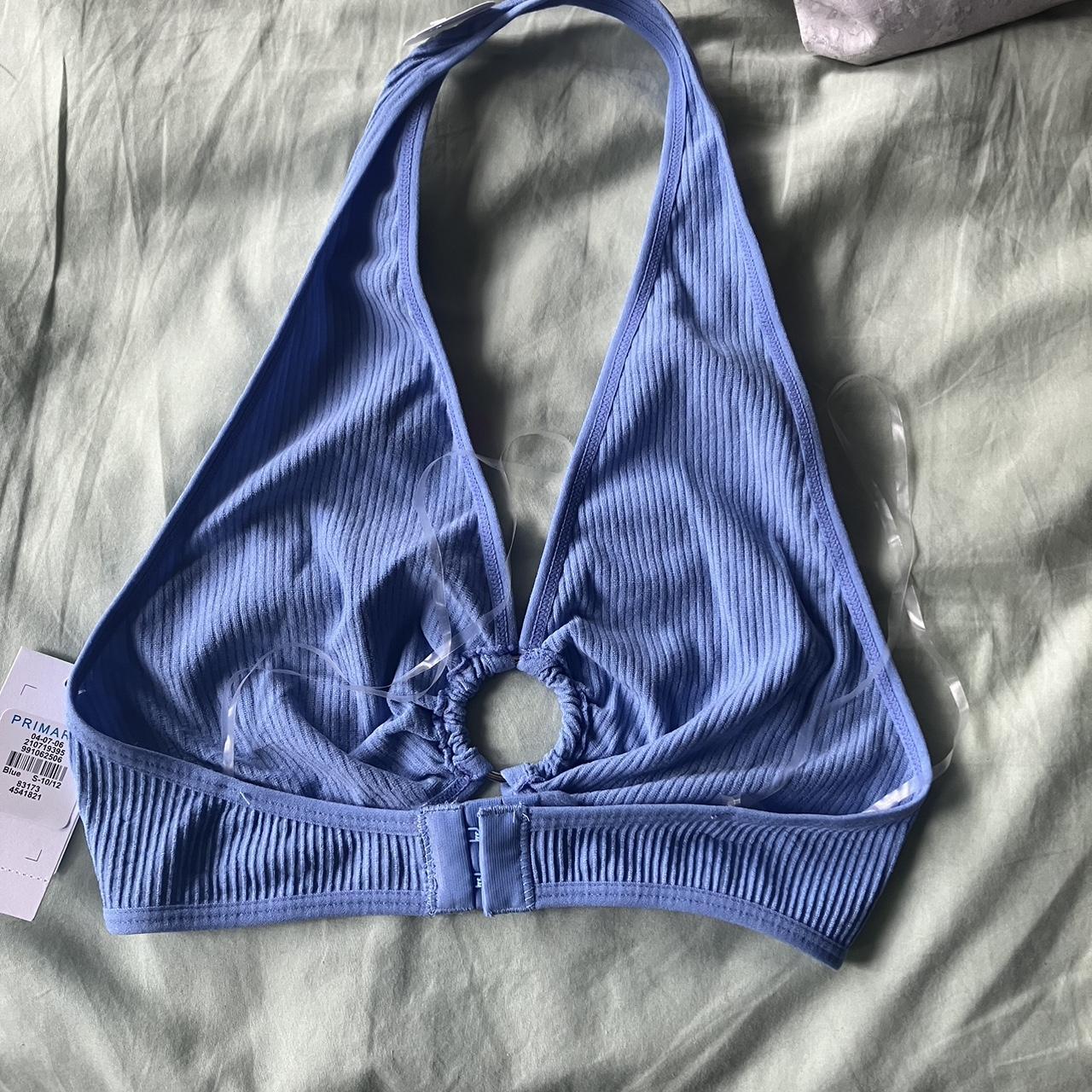 Blue crop top New with tags £6 Primark Size... - Depop