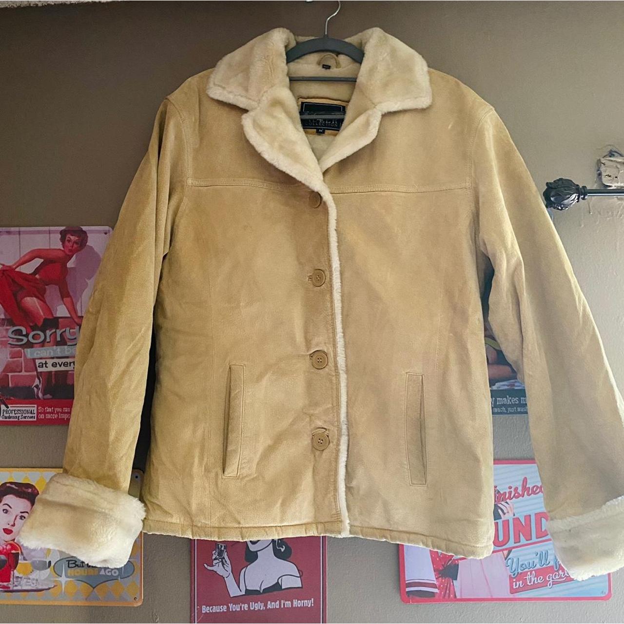 Vintage Adler collection genuine suede leather... - Depop