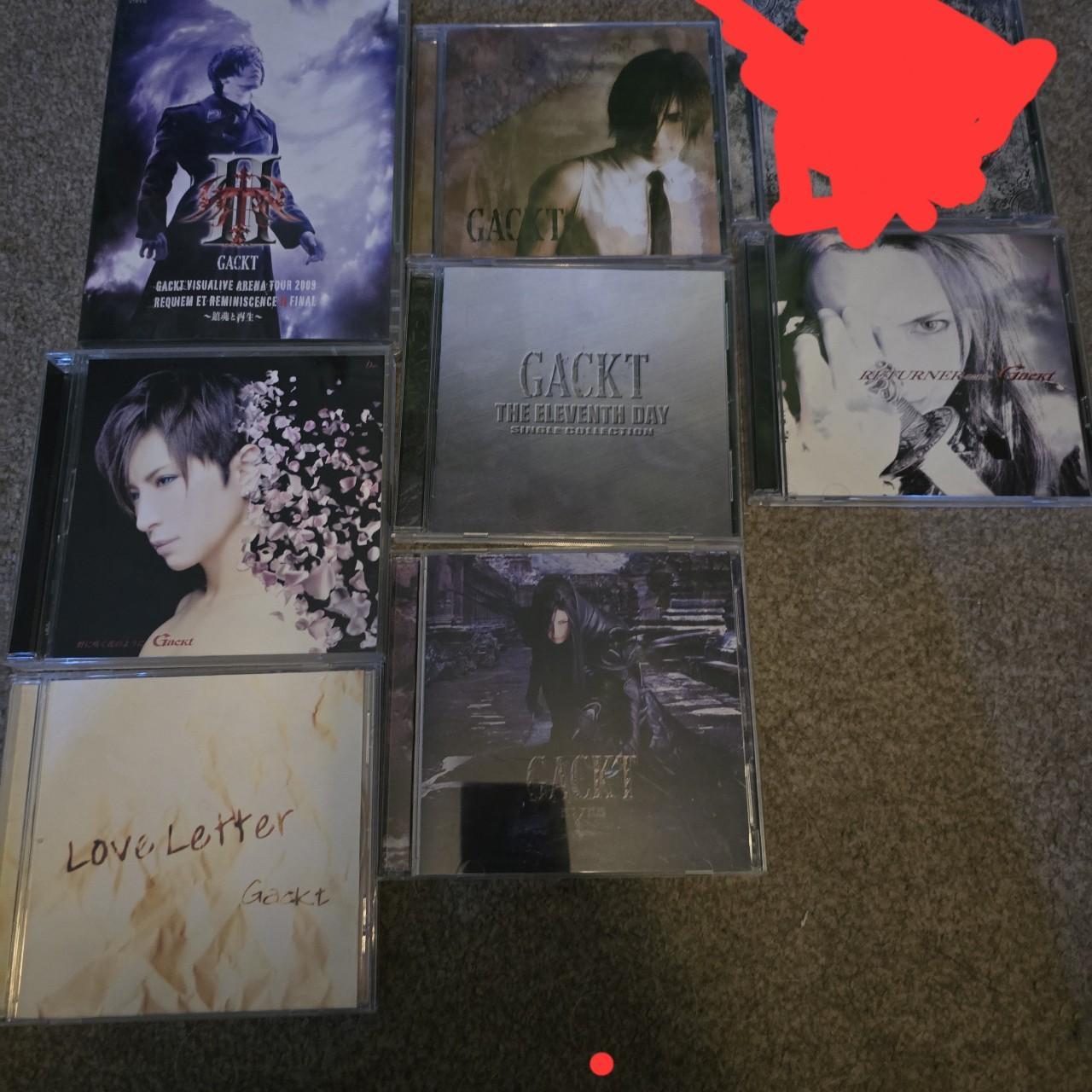 6 gackt Albums And 1 dvd. May have some small... - Depop