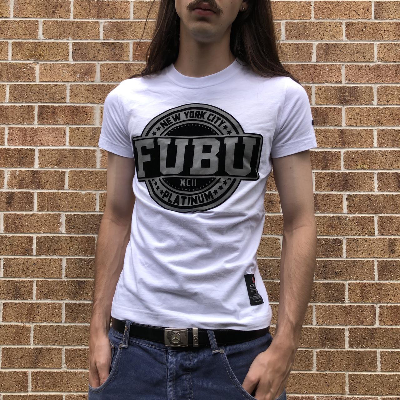 Y2K Fubu Baby Tee, size M (model is 6’0), immaculate... | Depop