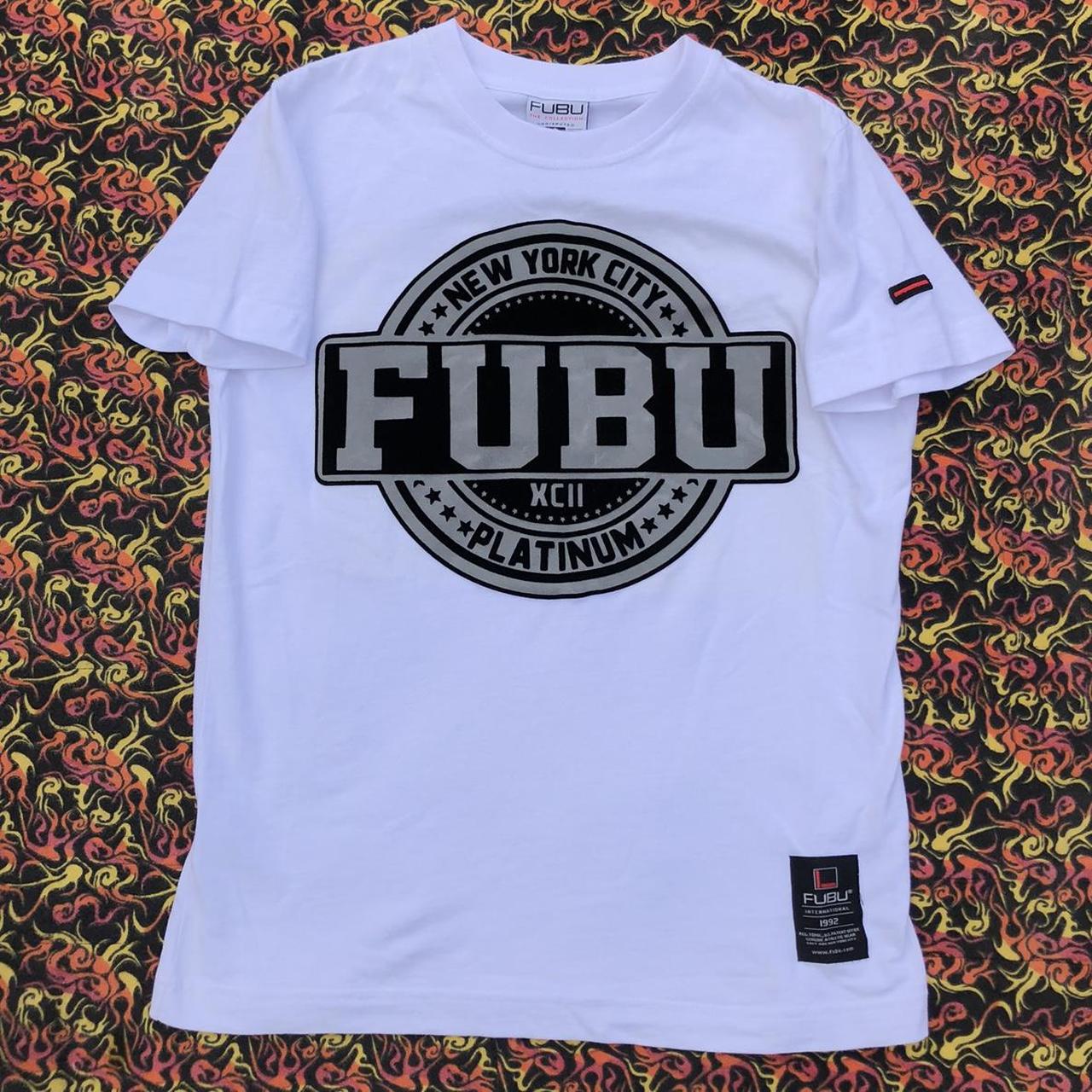 FUBU shirt, size M (model is 6’0), immaculate... - Depop
