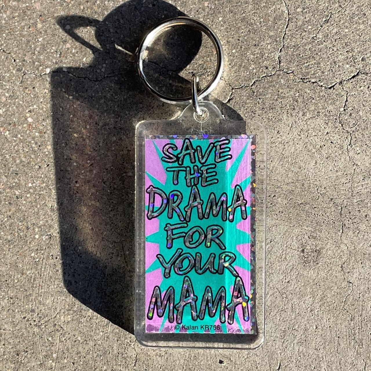 90’s vintage keychain Save the Drama For Your... - Depop
