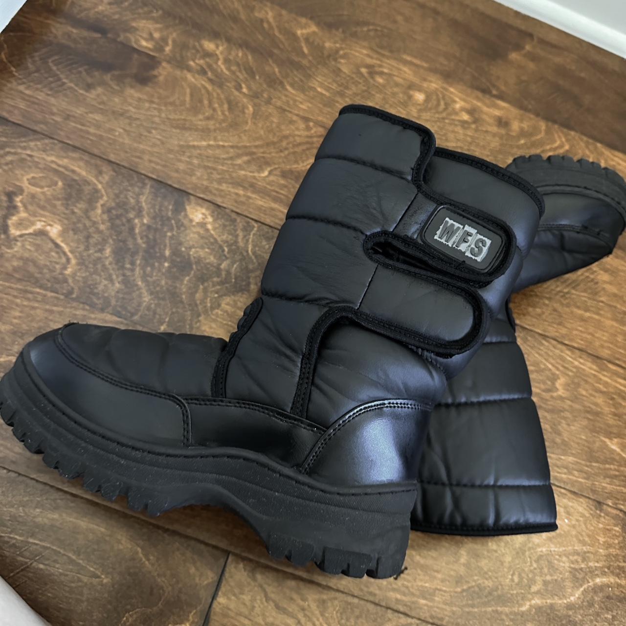 2000s Platform grunge boots From the brand “WFS”,... - Depop