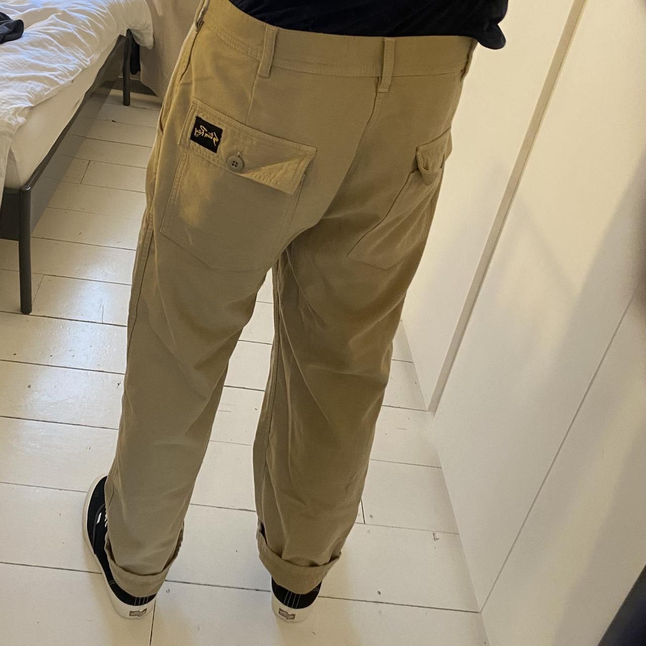 Stan Ray Fat Pants - Khaki W34 Great condition,... - Depop