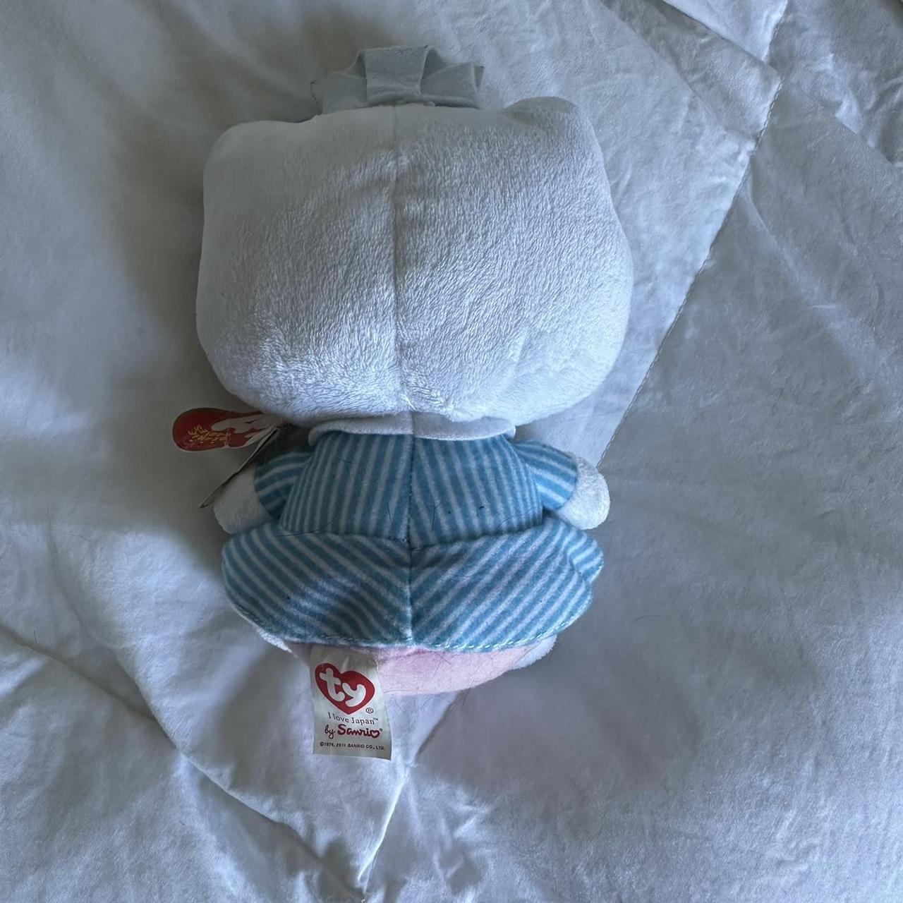 Hello kitty I ️ Japan beanie babies Original from... - Depop