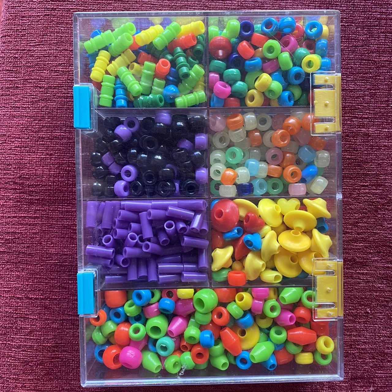 Kids beads set for necklace / bracelets... - Depop