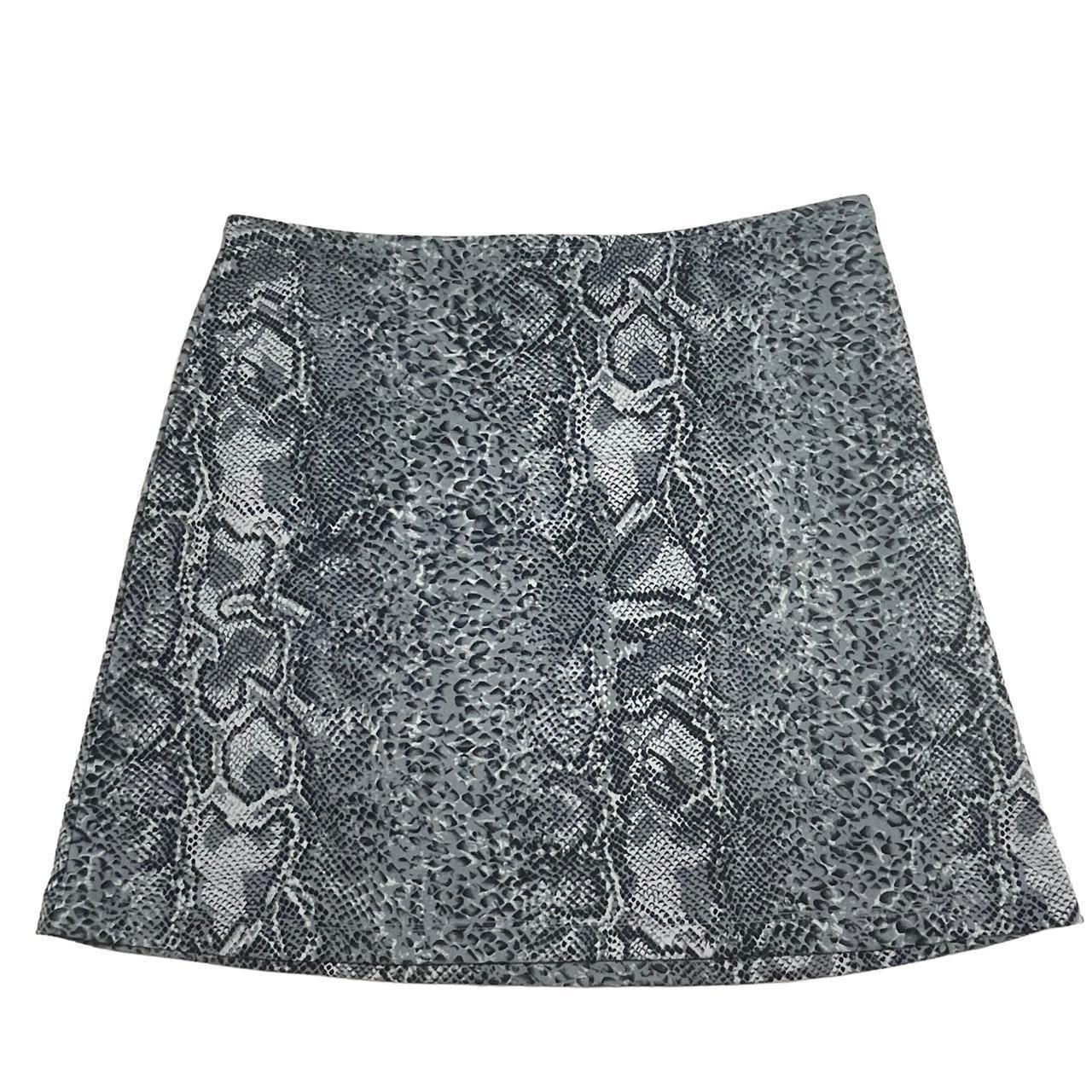90s Python mini skirt 90s vintage python mini... - Depop
