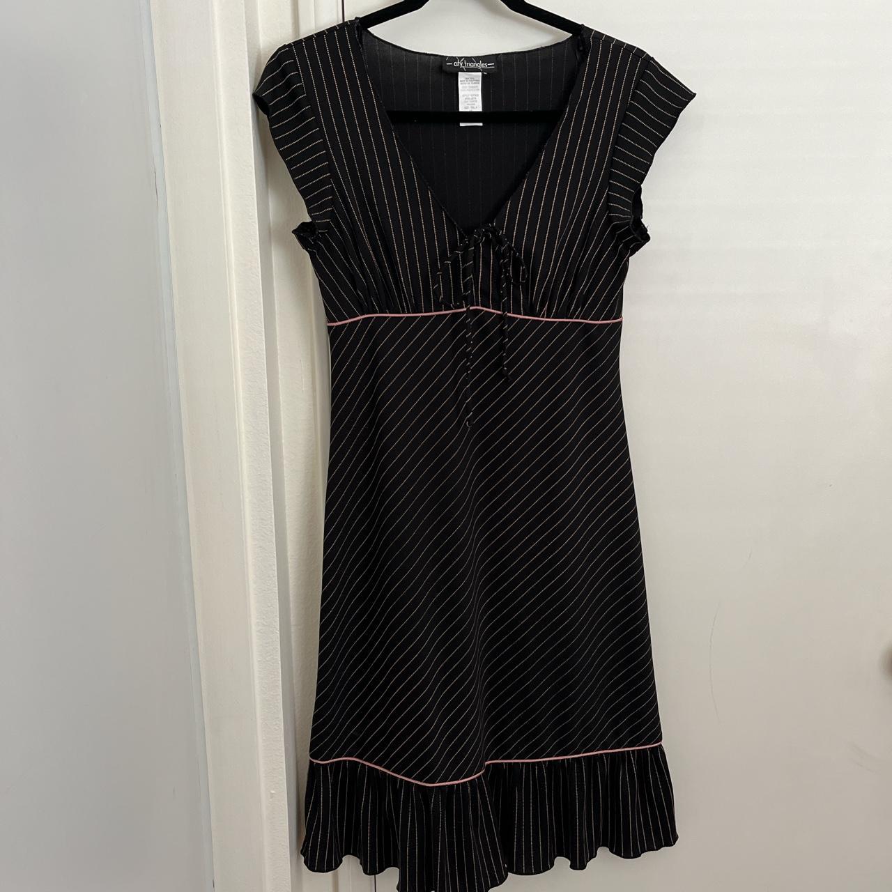 vintage city triangles midi dress size medium. the... - Depop