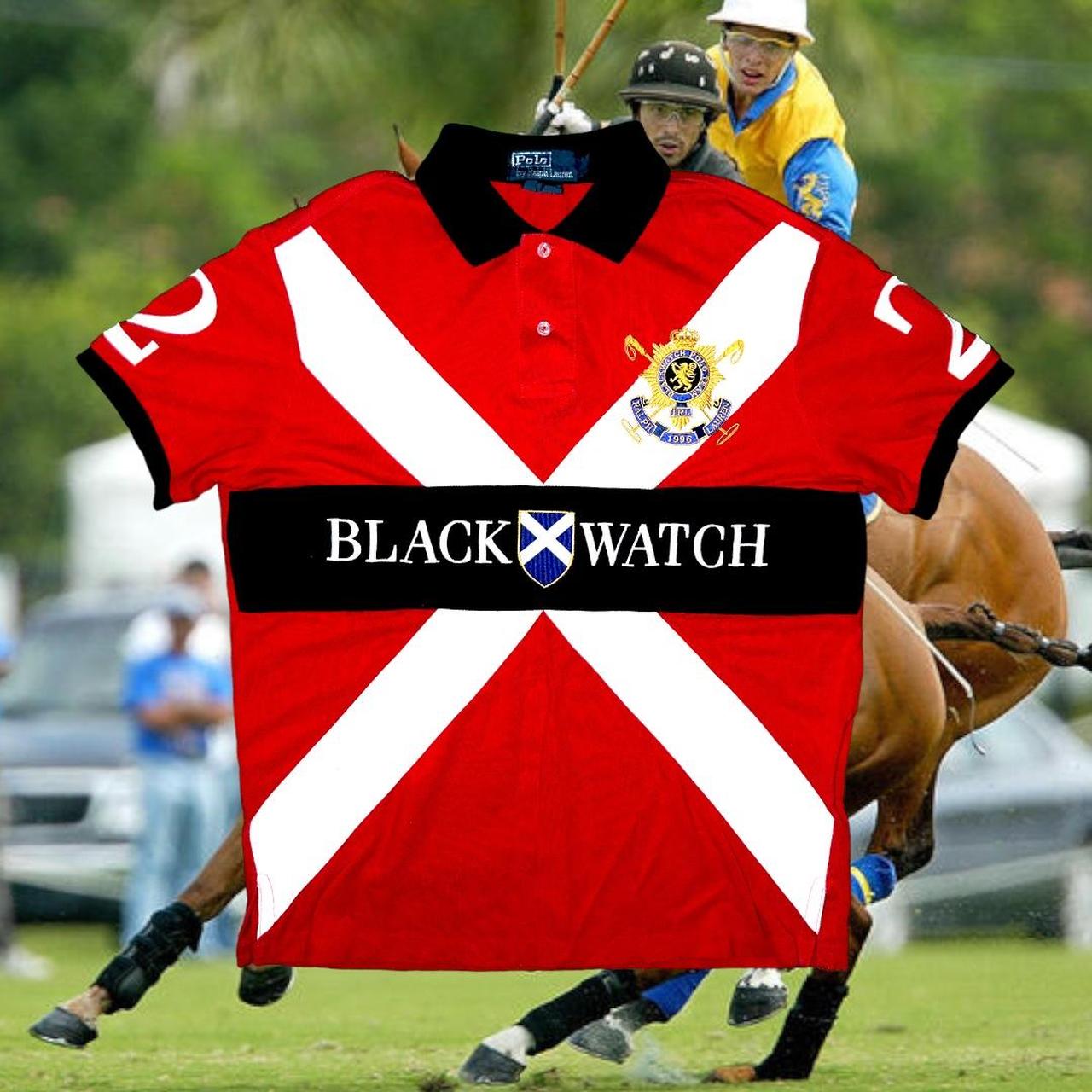1996 Black Watch Polo Team Polo By Polo Ralph... - Depop