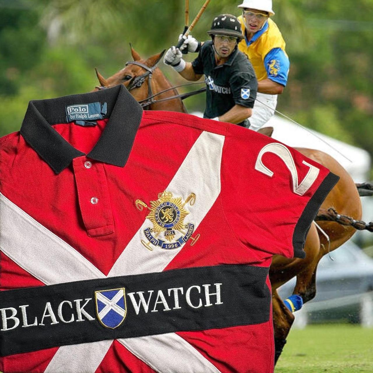 1996 Black Watch Polo Team Polo By Polo Ralph... - Depop