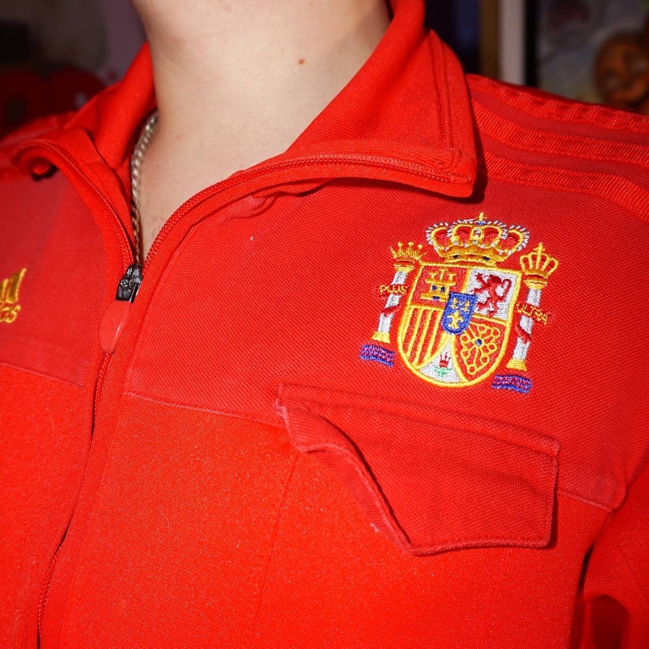 Adidas Spain Jacket Has a zip up feature to show... - Depop