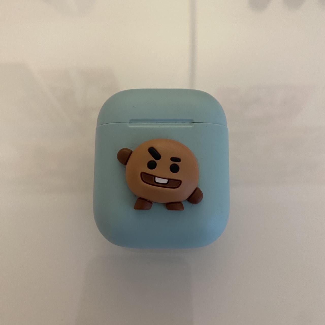 BT21 Shooky silicone AirPod case. Well loved but... | Depop