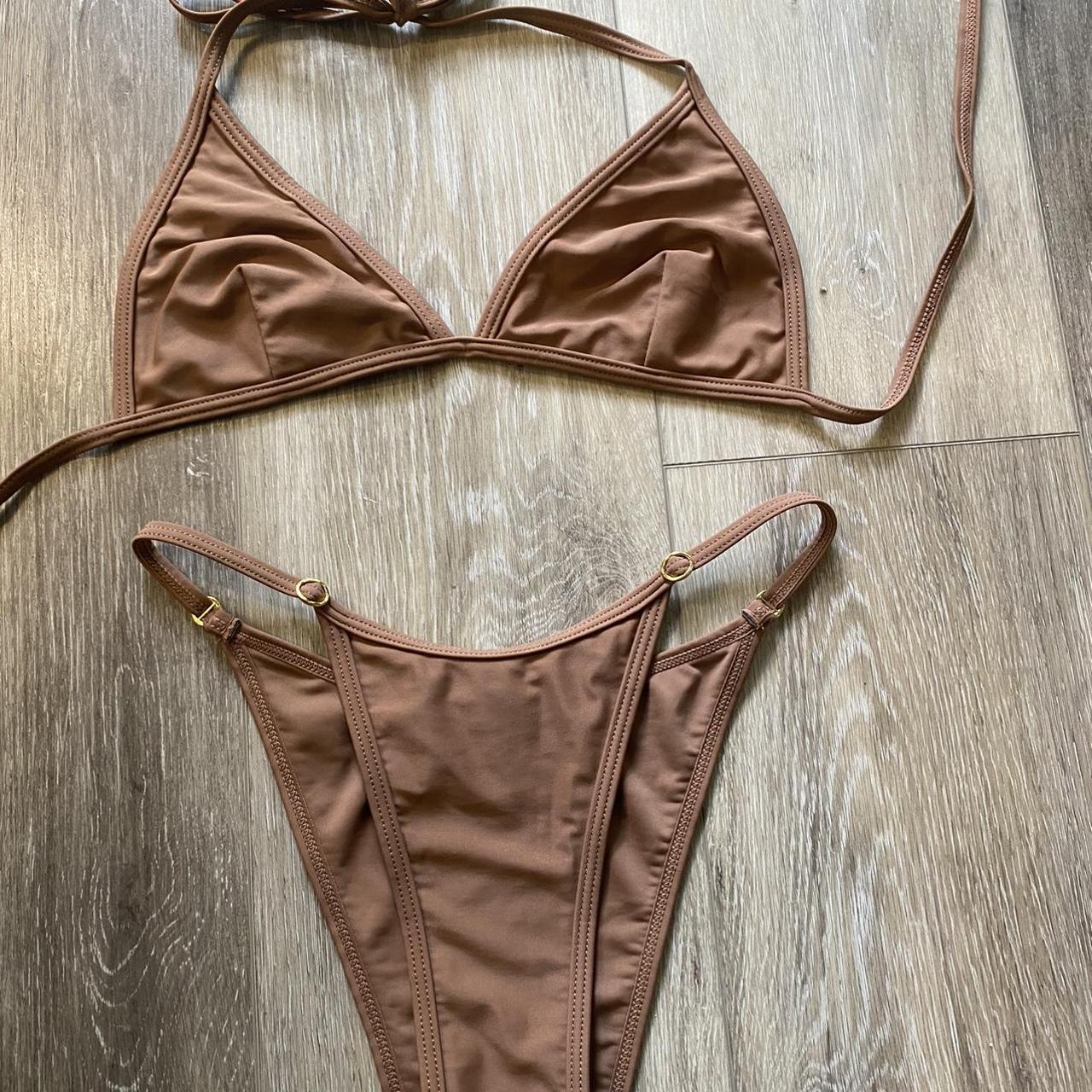 Women's Brown Bikinis-and-tankini-sets | Depop