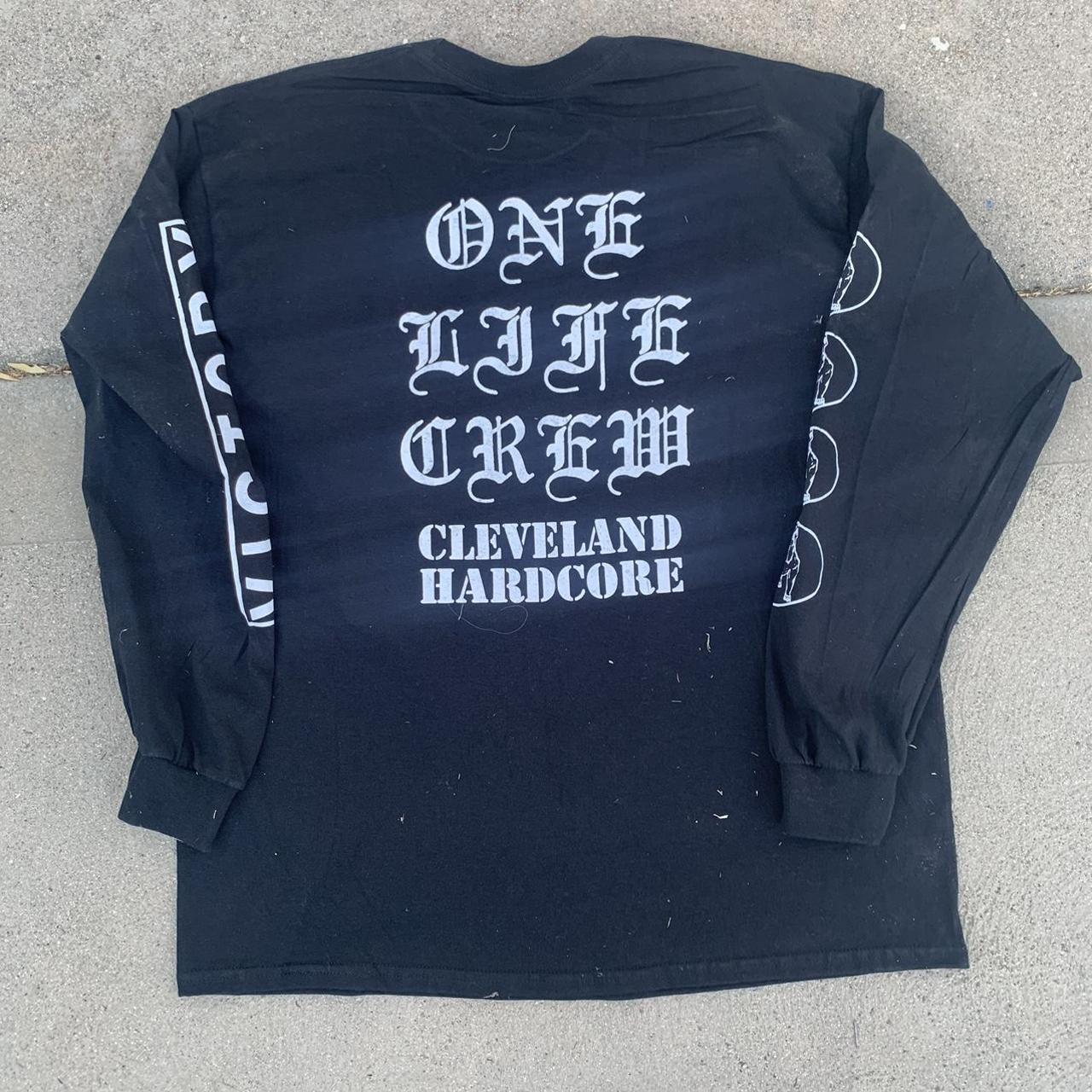One life crew XL black lonsleeve shirt E town... - Depop