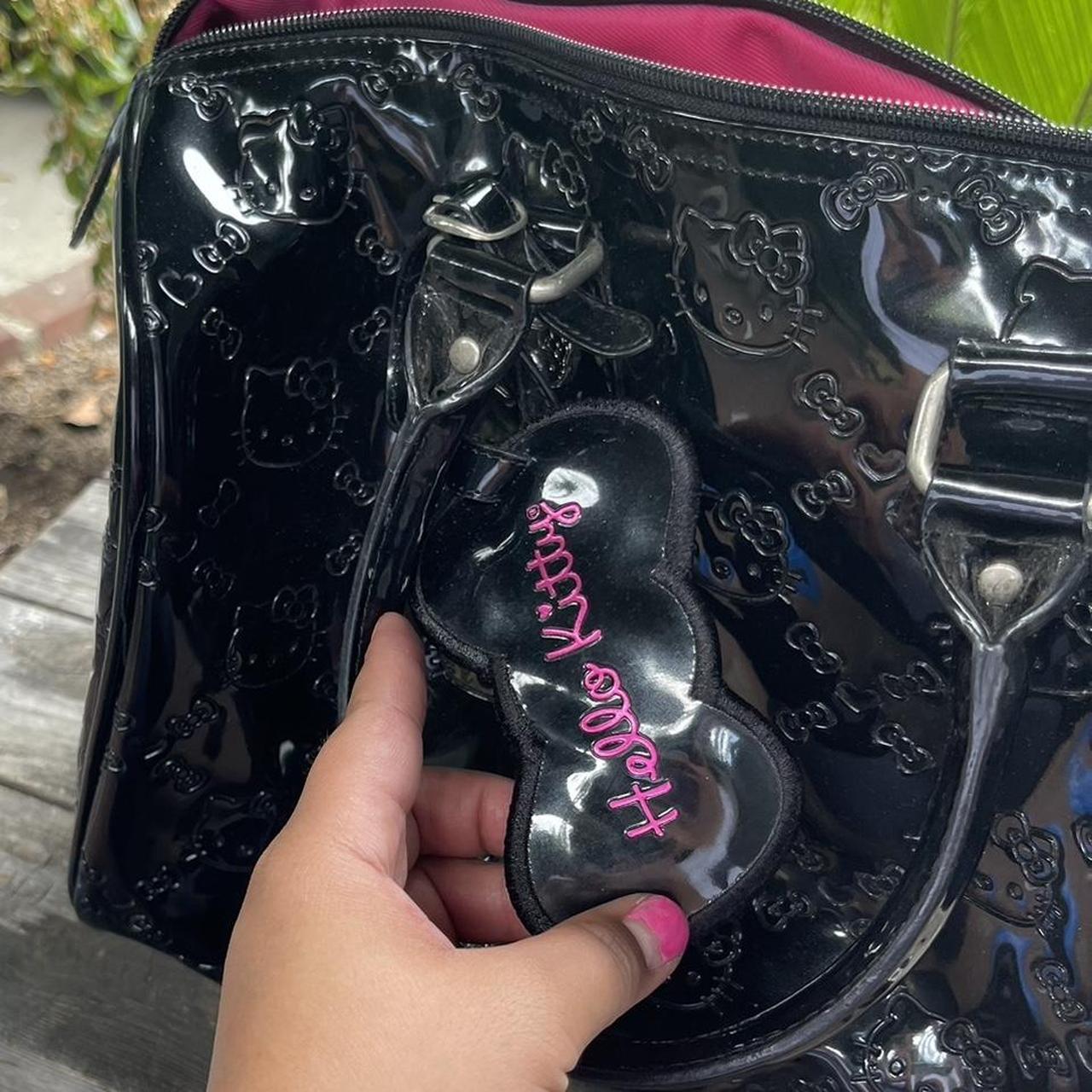 Hello Kitty Purse 💕 Color: Black 🖤 and Pink... - Depop