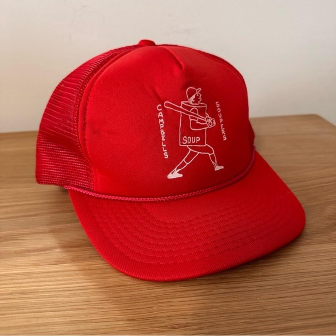 Vintage Campbell Soup SnapBack Hat Made in... - Depop