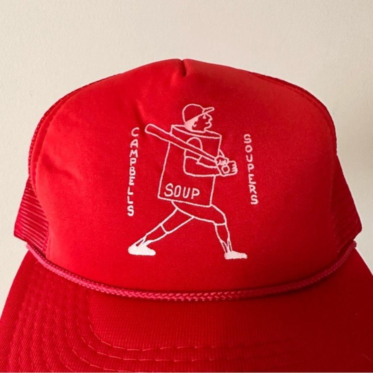 Vintage Campbell Soup SnapBack Hat Made in... - Depop