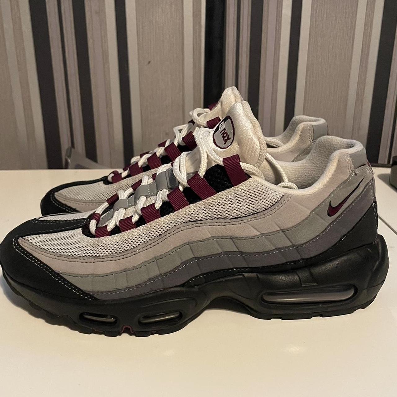 Nike Airmax 95 Beetroot Size UK 7.5 Condition... - Depop