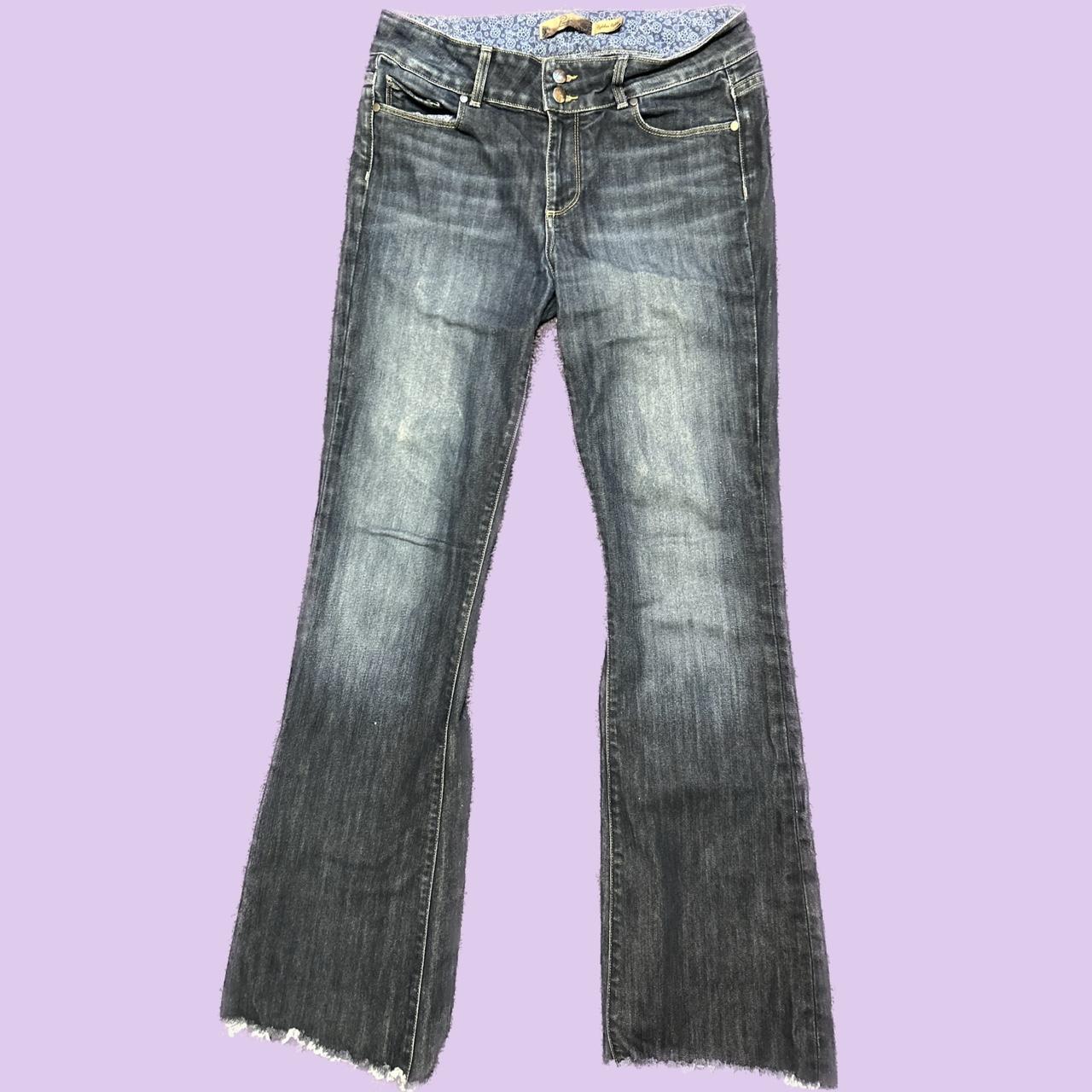 Low Rise Flare Jeans brand is Paige - Depop