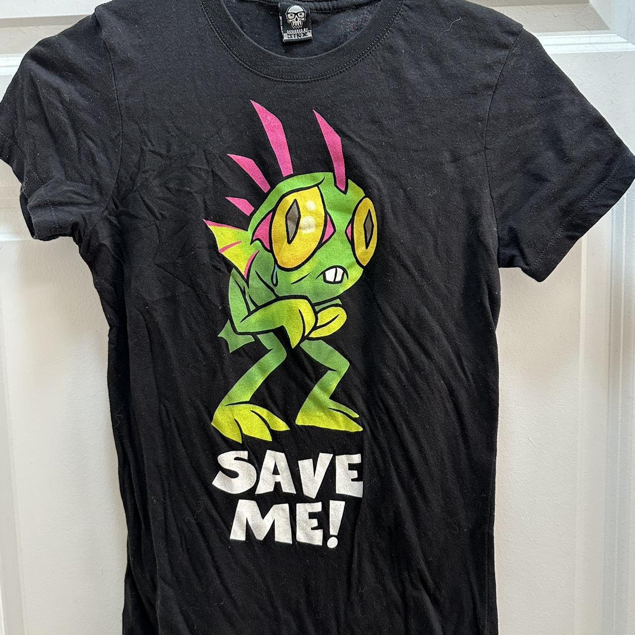 Jinx World of Warcraft save the Murlocs baby tee... - Depop