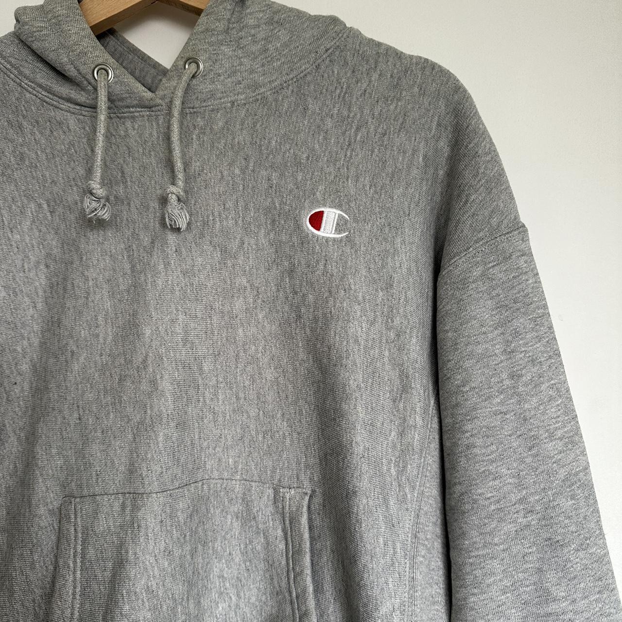 champion reverse weave hoodie size small - Depop