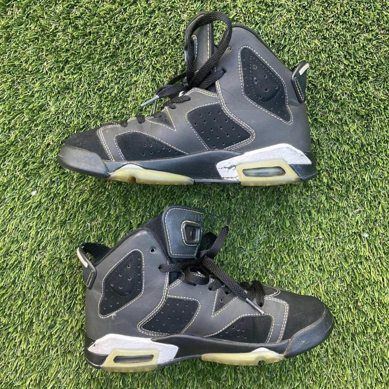 Air Jordan 6 Retro Lakers (4Y) 2009 Nike Jordan 6... - Depop