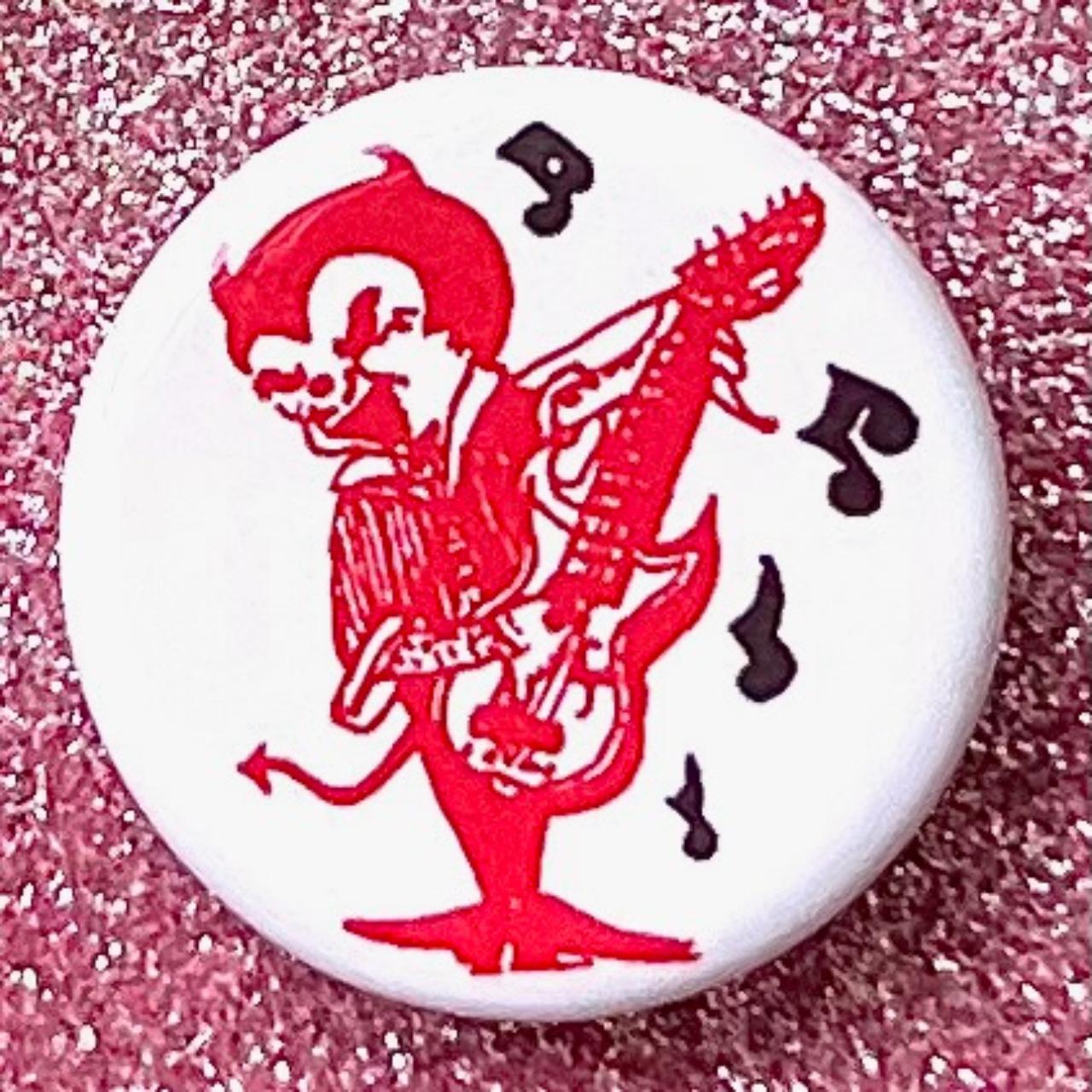 Devil Badge 25mm hysteric nostalgia vintage badge... - Depop