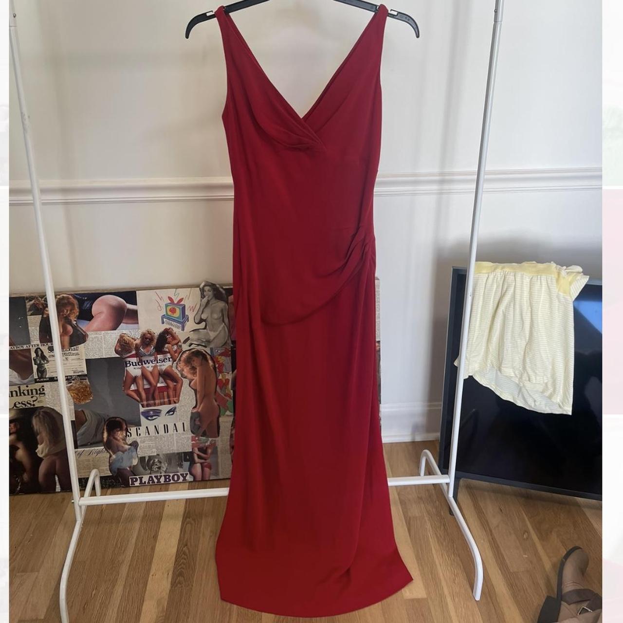 Doncaster red maxi dress... - Depop