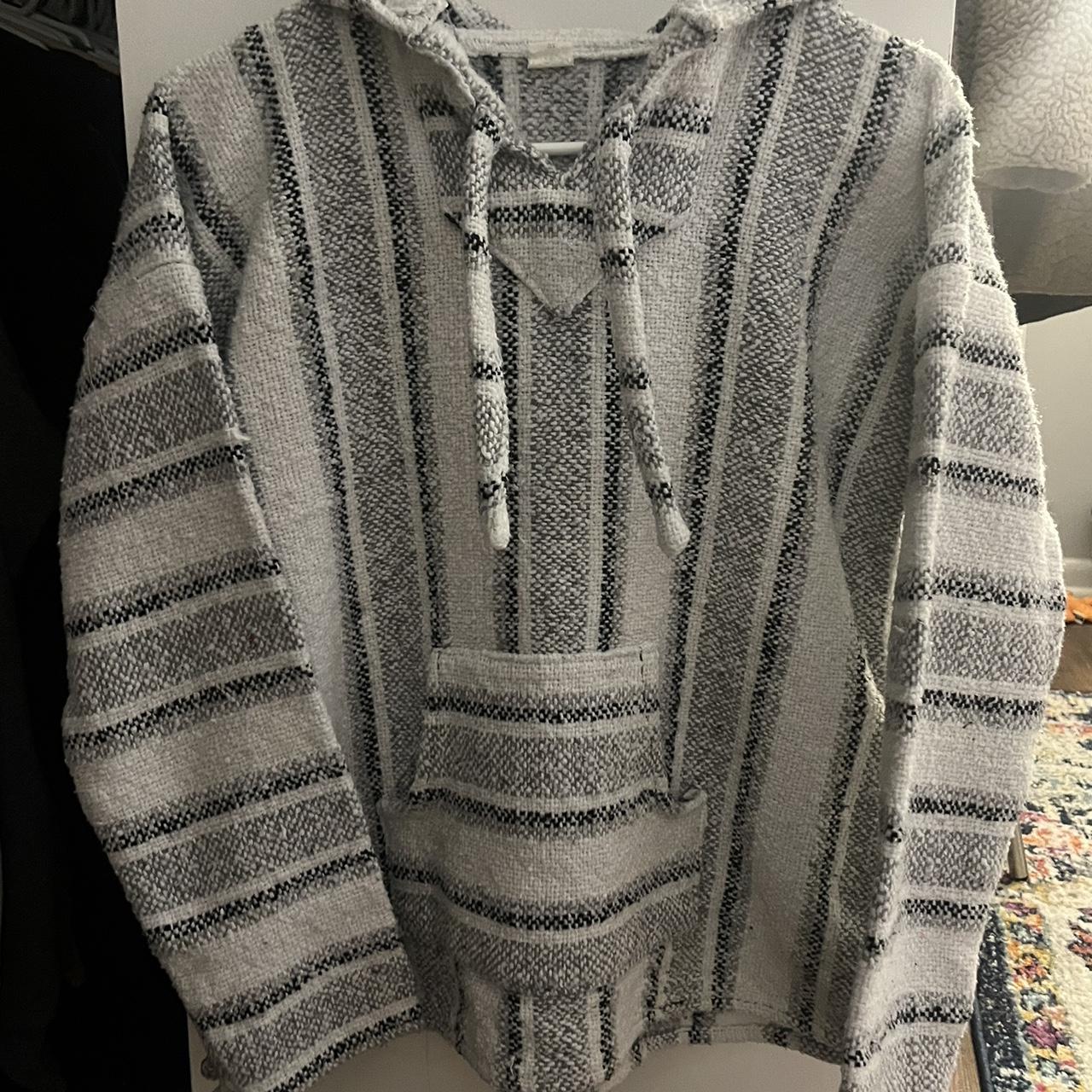 white drug rug pretty small, a little worn - Depop