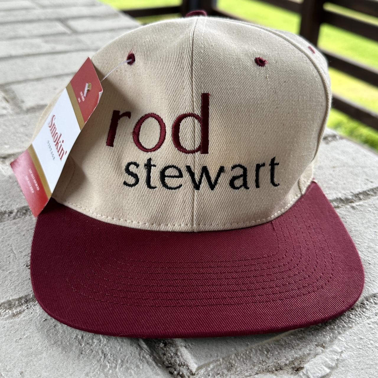 Vtg vintage 1990s Rod Stewart band music hat... - Depop