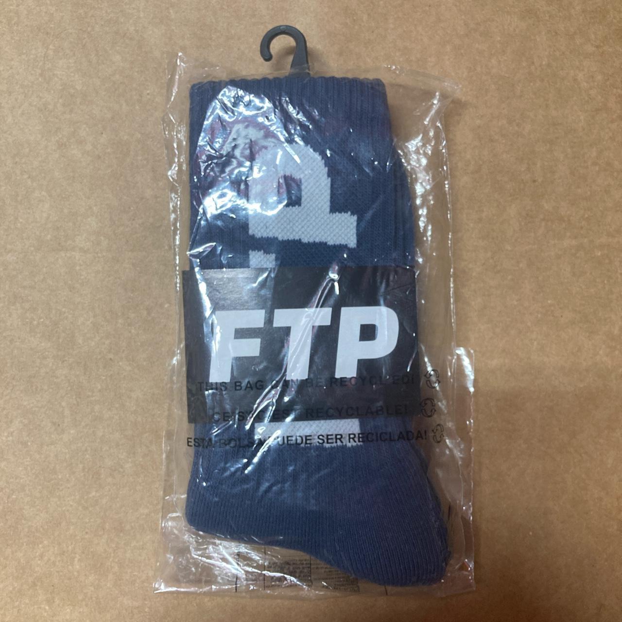 FTP logo socks (2019) Navy color Brand new - Depop