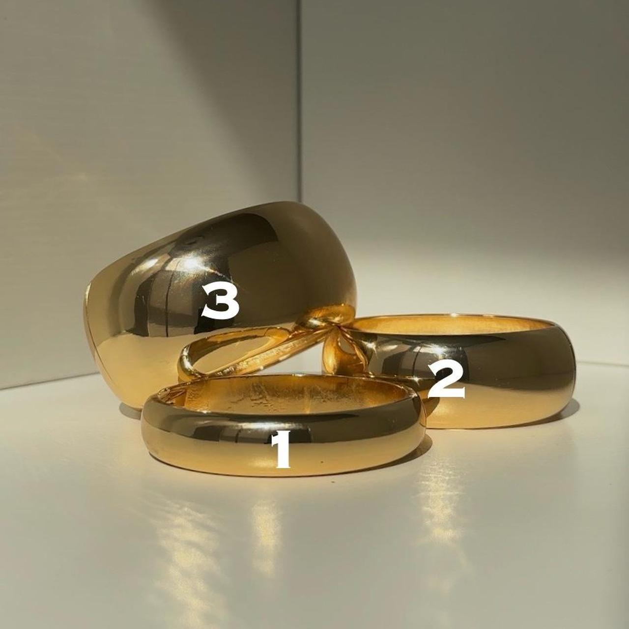 CHUNKY GOLD BANGLE- SIZE 1 (SMALL) *available for... - Depop