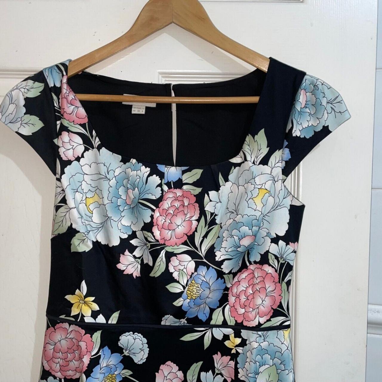 MONSOON WOMENS UK SIZE 10 FLORAL PATTERN SLEEVELESS... - Depop