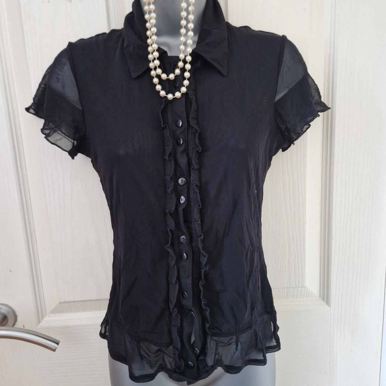 Next Women's Black Blouse | Depop