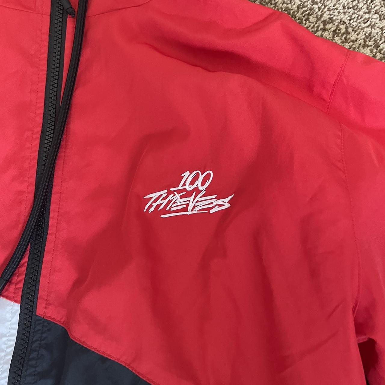 100 thieves zip up jacket Size medium never worn!... - Depop
