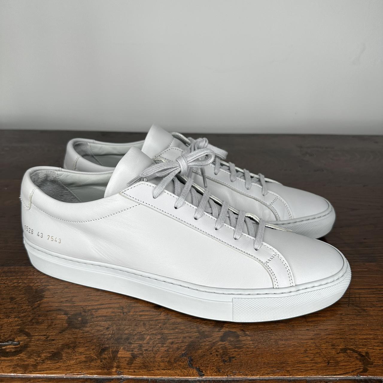 Common Projects Grey Leather UK9 EU43 Only tried... - Depop