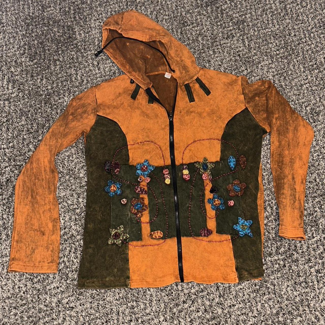 Hippie vibe Jacket - large X-Large but can be worn... - Depop