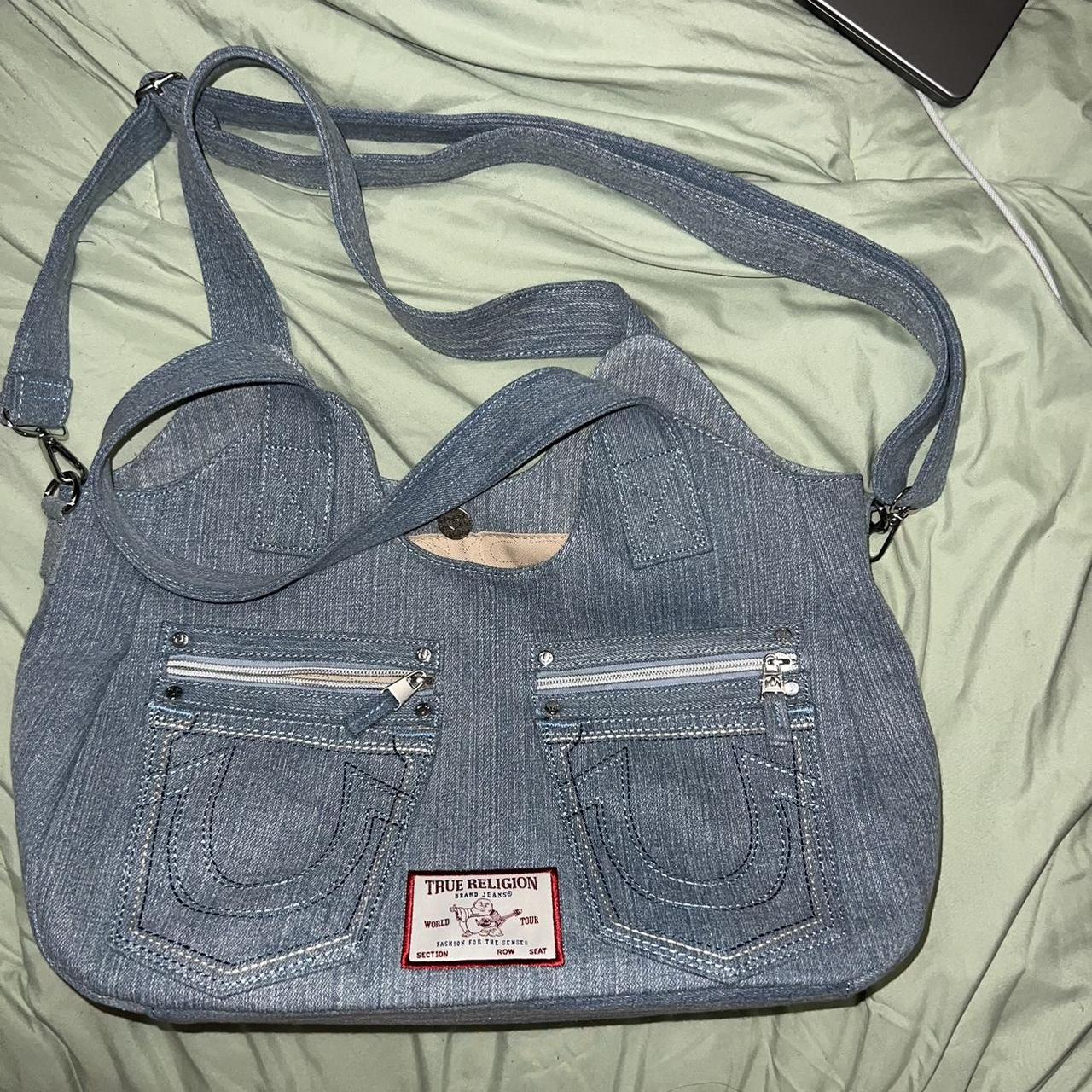 True Religion denim purse ☆ includes a crossbody... - Depop