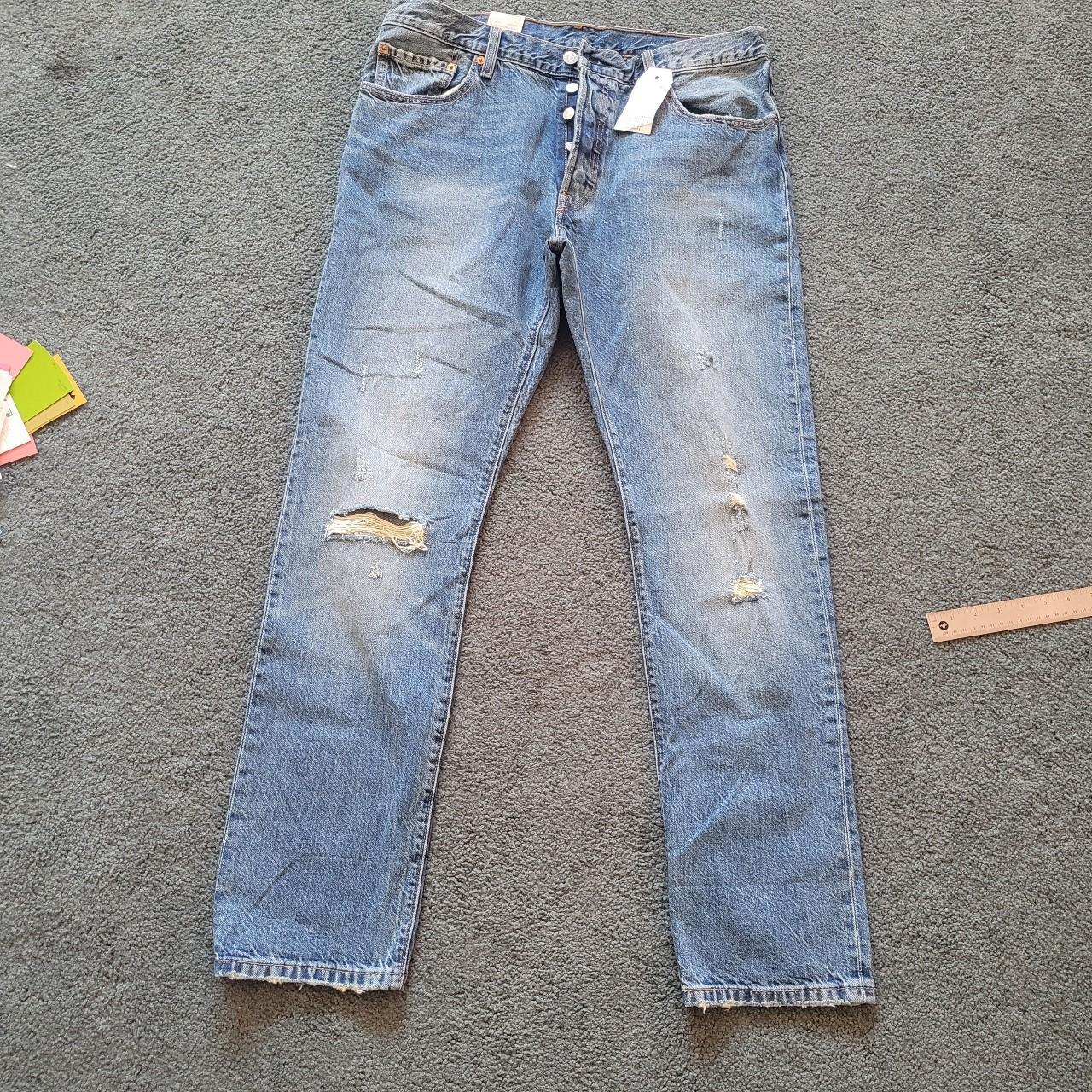 brand new with tags Levi's button fly 501 straight... | Depop